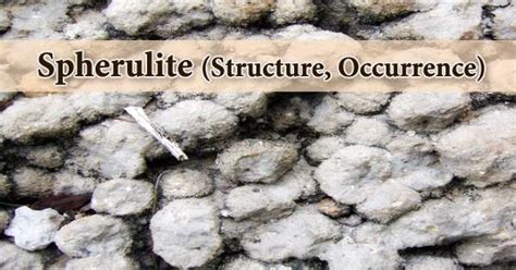 Spherulite Structure Occurrence Assignment Point