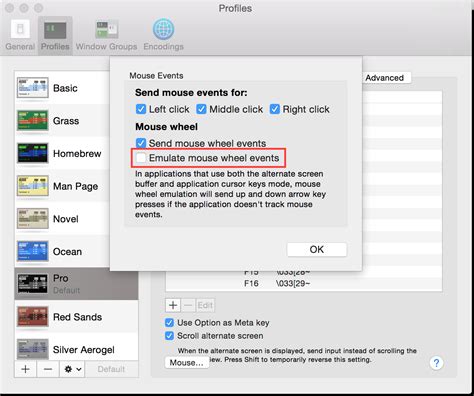 Macos Tmux Doesnt Respond To Scroll In Os X Yosemite Terminal Super User