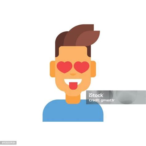 프로필 아이콘 남성 감정 아바타 남자 만화 초상화 웃는 얼굴이 행복 20 29세에 대한 스톡 벡터 아트 및 기타 이미지 20 29세 개념 개념 기호 Istock