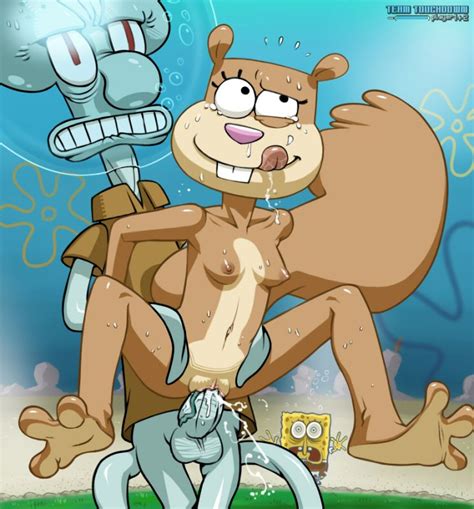 Spongebob And Sandy Sex Cumception