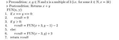 Algorithms Recursive Program Correctness Proof Of A Simple Python