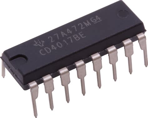 Cmos Cd4017 Cmos Decade Counter 16 Pin Dip Ce Distribution