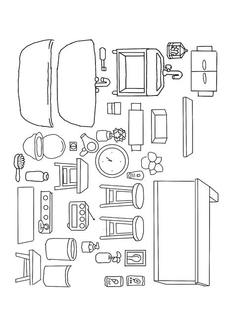 Раскраска Toca Boca с одеждой 13 распечатать Happybrushes