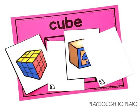 3d Shape Sorting Mats Playdough To Plato