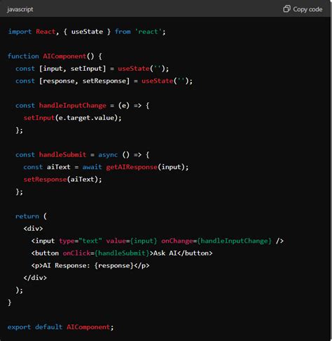 Combining Ai With React A Step By Step Guide To React Ai Integration Klizos Web Mobile