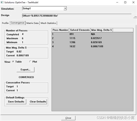 Hfss学习笔记 25 Hfss的数据后处理—求解信息数据hfss网格数量怎么看 Csdn博客