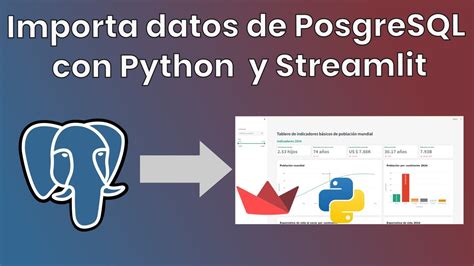 Conecta Python Con Postgresql Aplicación Con Streamlit Y Supabase