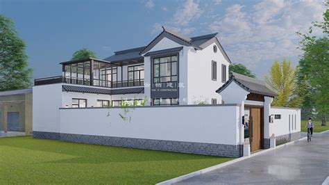 北京顺义王家二层新中式别墅 云栖建筑