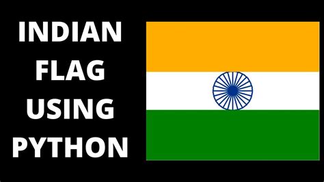 Indian Flag Using Turtle In Python Step By Step Tutorial Youtube