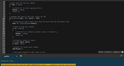 Pset 5 Speller Valgrind Seg Fault Rcs50