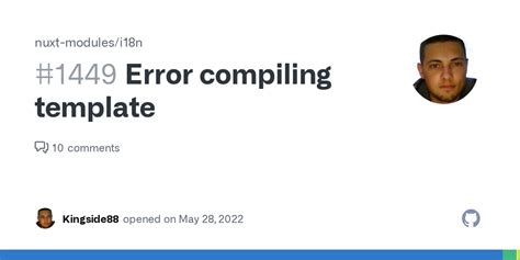 Error Compiling Template Issue Nuxt Modules I N GitHub