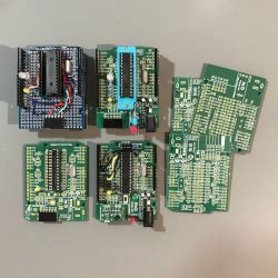 ATmega UNI Universal ATmega PCB In Arduino UNO Shield Size