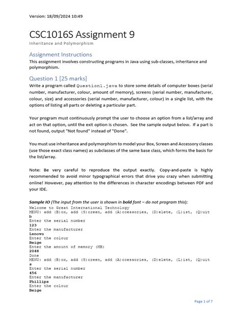 Inheritance And Polymorphism Pdf