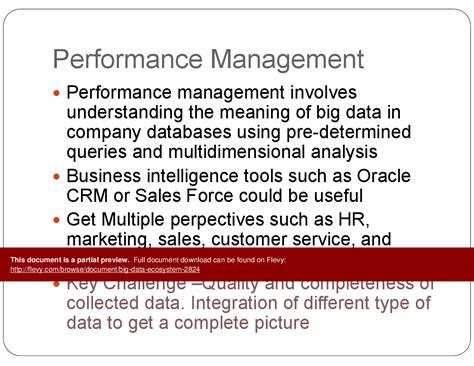 Big Data Ecosystem Ppt Slide Deck
