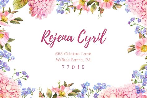 Free And Printable Custom Address Label Templates Canva