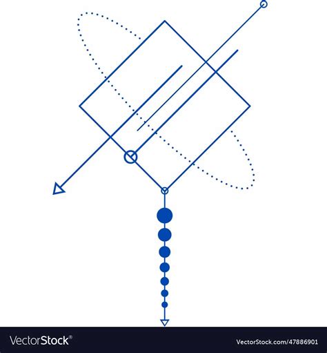 Diagram Of A Of A Plane With A Plane Royalty Free Vector