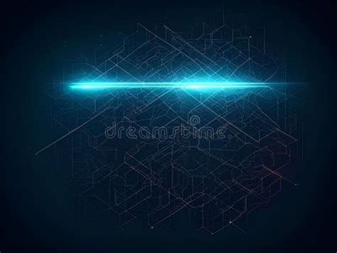 Modern Futuristic Technology Abstract Background Generative Ai Illustration Art Stock