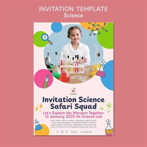 Free Psd Science Template Design