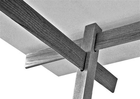 Jakob Timpes Stand Table Slots Together Without Glue Or Fixings