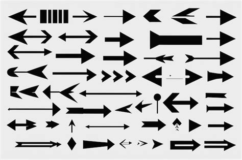 Premium Photo Black Arrow Icons Interface Back Forward Left Right Up