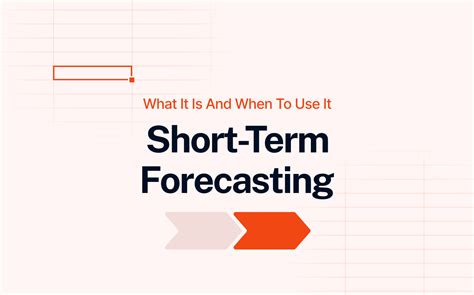 What Is Short Term Forecasting And When To Use It