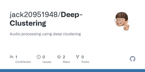 GitHub Jack Deep Clustering Audio Processing Using Deep Clustering