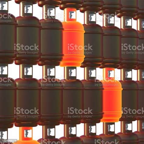 흰색 배경에 격리 된 프로판 가스 실린더 3d 일러스트레이션 0명에 대한 스톡 사진 및 기타 이미지 0명 가연성 강철 Istock