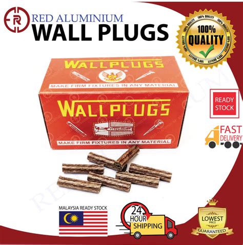 Wall Plugs Wood 38mm X 8 And 50mm X 10 Lazada