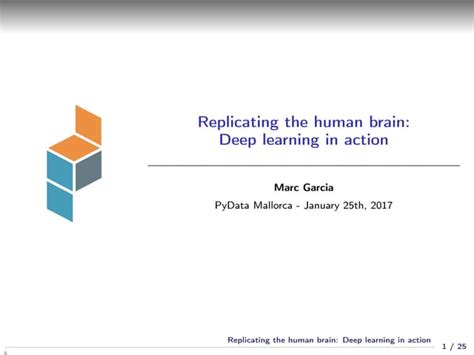 replicating the human brain deep learning in action ppt