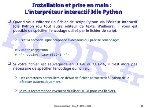 Le Langage Python