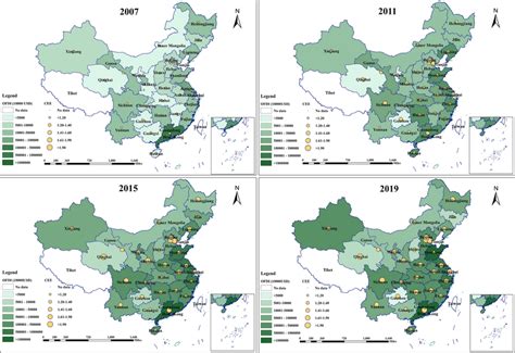 Spatial Distribution Of Ofdi Flow In Selected Years Download