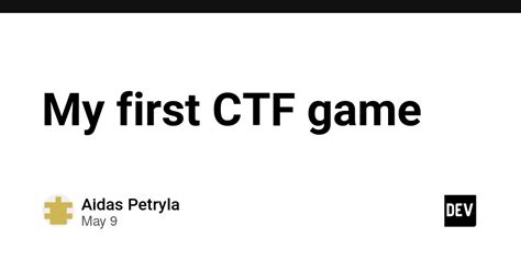 My First Ctf Game Dev Community