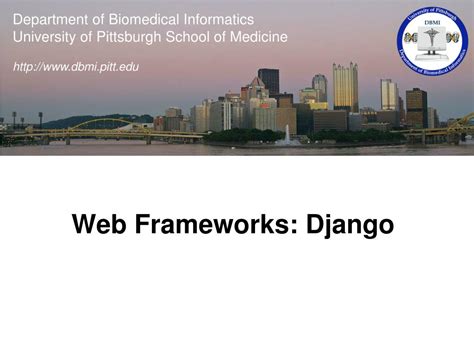 PPT Web Frameworks Django PowerPoint Presentation Free Download ID