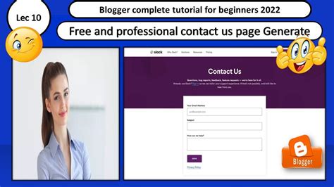 How To Add Contact Form In Blogger Contact Us Generator For Blogger