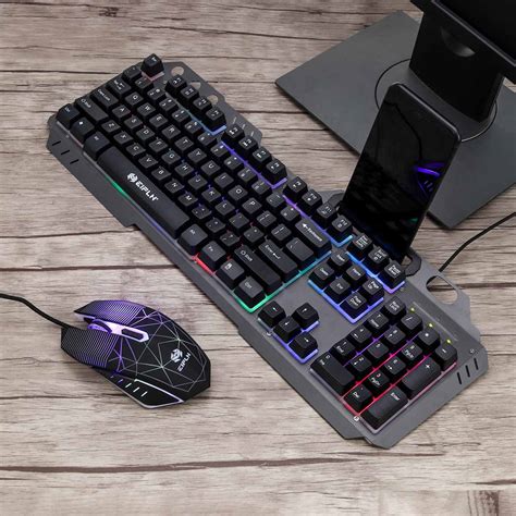 Gaming Keyboard Mouse Set Mechanical Feel With RGB Grandado