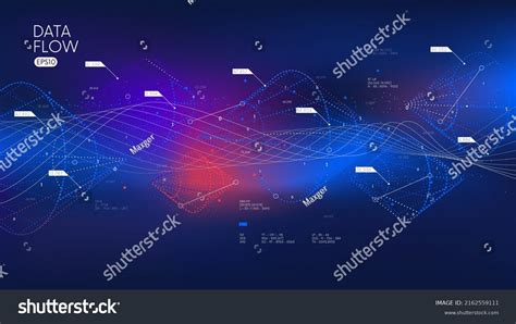 Structuring Networking Big Data Business Information Stock Vector