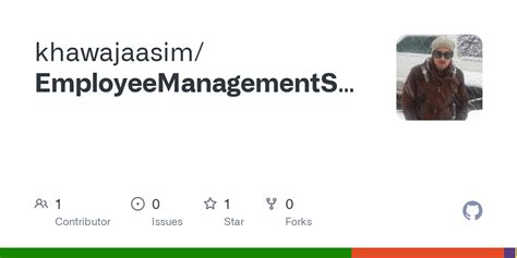 GitHub Khawajaasim EmployeeManagementSystem