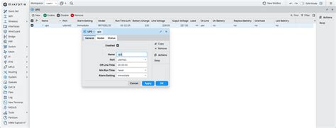 Script For Ups Connected To Mikrotik Mitim Blog