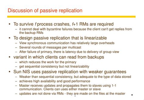 Ppt Distributed Systems Course Replication Powerpoint Presentation Free Download Id 1736824