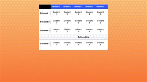 Freeze First Table Row And Column Pure Css