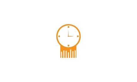 Premium Vector Clock Logo