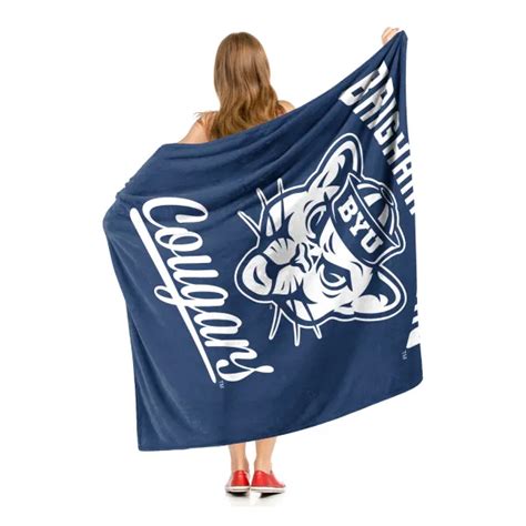 Dropship Byu Official Ncaa Alumni Silk Touch Throw Blanket 50 X 60