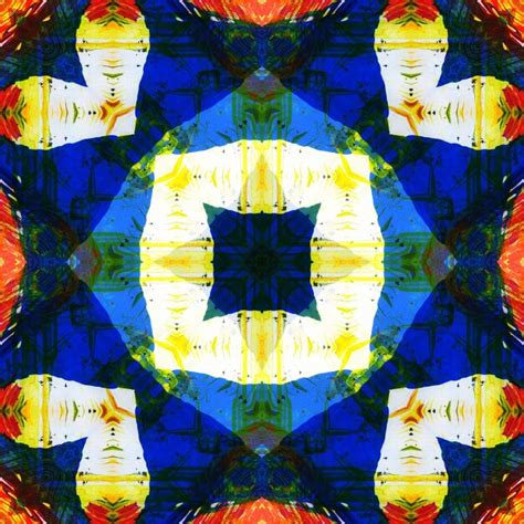 Premium Photo Seamless Colorful Ornate Art Pattern