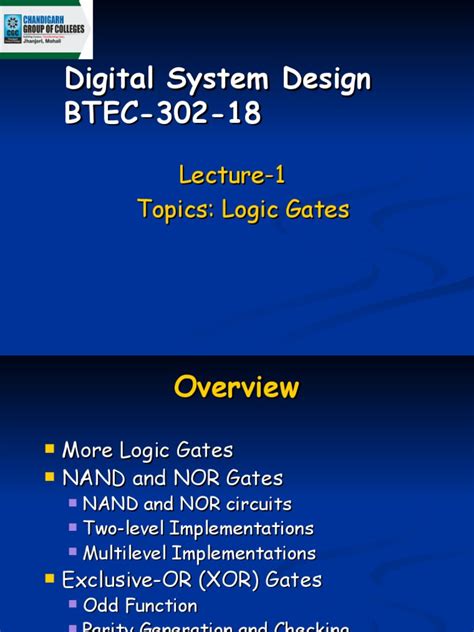 cecj ece unit no 1 logic gates dsd pdf logic mathematical