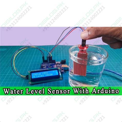 Water Level Sensor With Arduino Uno Monitor Liquid Levels Accurately Digilogpk
