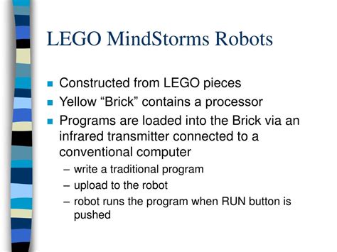 Ppt Controlling A Robot With A Neural Network Powerpoint Presentation