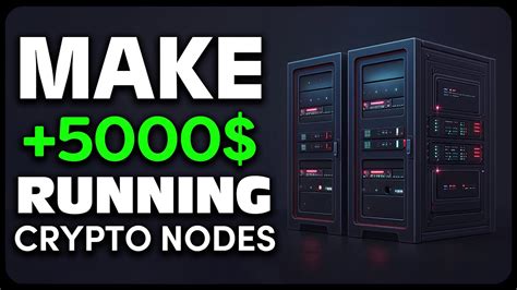 How To Make 5000 Running Crypto Nodes Youtube