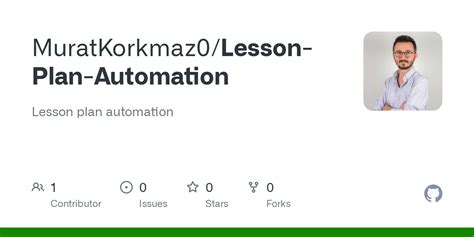 Github Muratkorkmaz0lesson Plan Automation Lesson Plan Automation