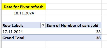Excel Updating Pivot With New Date Using VBA Stack Overflow