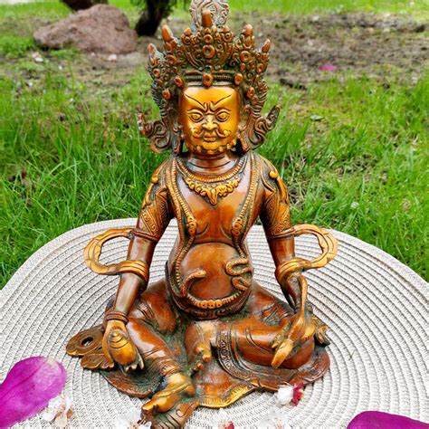 Фігура Кубери бога багатства та процвітання 26 см бронза продаж ціна у Києві Статуетки